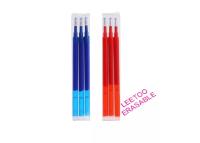 China LeeToo Friction Ball Pen Refill 0.7mm Erasable Gel Ink Refills 3pcs PET Box for sale
