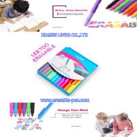 China Friction Erasable Marker Pen Vibrant Color Ink Smooth Writing Custom Logo 24 Months Shelf Life for sale
