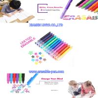 China Friction Erasable Marker Pen Vibrant Color Ink Smooth Writing Custom Logo 24 Months Shelf Life for sale