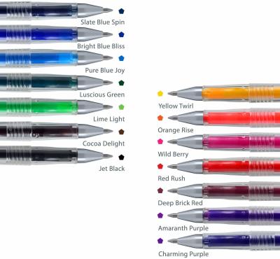 Cina Penne cancellabili ritrattabili del gel di multi colore con il punto di 0.5mm 0.7mm in vendita
