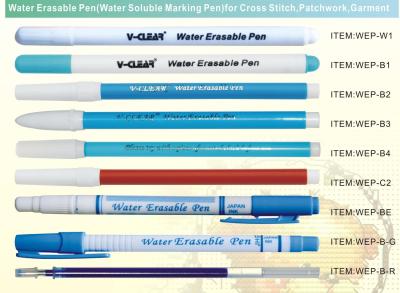 Cina acqua lavabile Pen For Garment Marking cancellabile dell'inchiostro del punto di 2mm in vendita