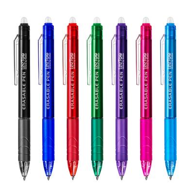 Cina Logo Erasable Ink Pens su ordinazione 0,5 millimetri dell'ago di scrittura regolare del punto in vendita