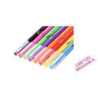 China LeeToo Friction Erasable Pens 0.7mm 20 Colors Retractable Gel Ink Pens for Students for sale