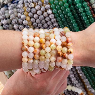 Cina 8mm perline di giada afgana per le perline di cristallo per la produzione di gioielli in vendita