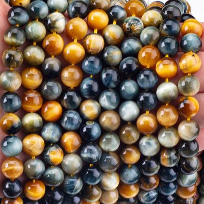 China 8mm Dream Tiger Eye Gemstone Beads Healing Crystal Stone Beads For Jewelry Making for sale