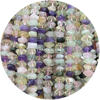 Cina Ingrosso Cristallo naturale Gemstone angolo perline amorfe Agata a righe perline irregolari accessori per gioielli fai-da-te in vendita