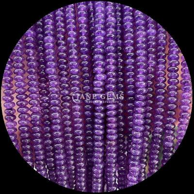 Cina Gems Bead Dimensioni personalizzate Rondelle Abaco Forma Gemstone Agate Pazzo Acquamarino Stringhe di perline sciolte per la produzione di gioielli in vendita