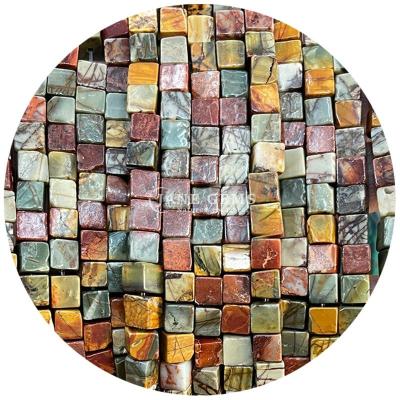 Китай Оптовая торговля натуральный кристалл драгоценный камень квадратный агат шарики куб свободный бирюзовый шарики аксессуары расстояния для ювелирных изделий продается