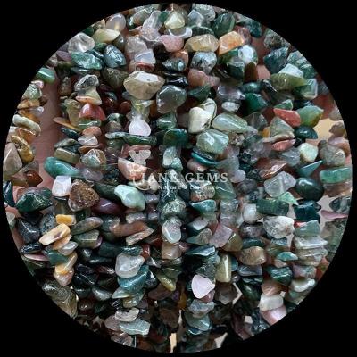 China Tourmaline Garnet Gems Bead Natural Crystal Irregular Shape Chip Gravel Stone Loose Bead Strands For Bracelets for sale