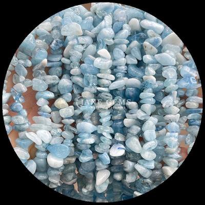Cina Acquamarine Fluorite Gems Perle Cristallo Naturale Forma Irregolare Scheletro Ghiaia Pietra Perle Loose Filamenti Per Braccialetti in vendita