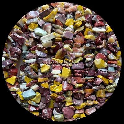 Cina Sodalite Mookite Gems Perle Cristallo Naturale Forma Irregolare Scheggio di Ghiaia Pietra Groviglio Stringhe di Perle Per Braccialetti in vendita