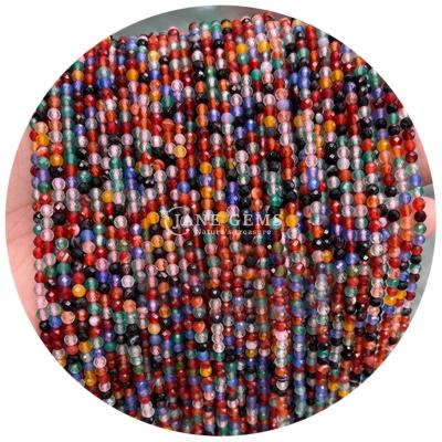 China Wholesale Semi-pricious Gemstone Faceted Beads Faceted Loose Amethyst Bead Accessories  Bead Spacer for Jewelry Making for sale
