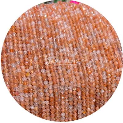 China Loose Natural Multi-Color Quartz Crystal Polished Smooth Round Beads For Jewelry Making for sale