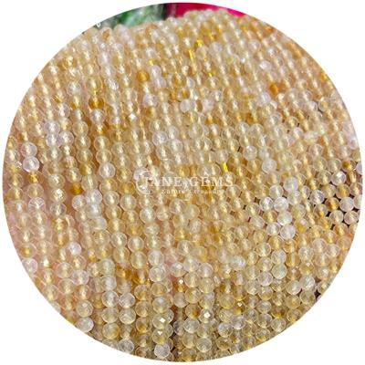 China Loose Natural Multi-Color Quartz Crystal Polished Smooth Round Beads For Jewelry Making for sale