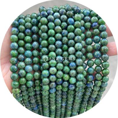 Китай Естественный полудрагоценный драгоценный камень Океанский яшма Драконская кровь Распущенные бусы для изготовления ювелирных изделий продается