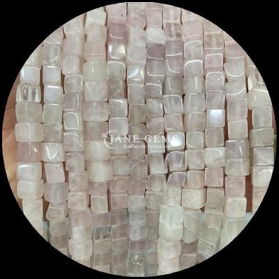 China Cube Square Shape Opalite Tiger's Eye Loose Bead Strands for Healing Energy for sale