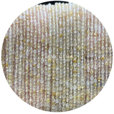 Cina Customized Gems Bead White Moonstone Prehnite Purple Jade Loose Beads in vendita