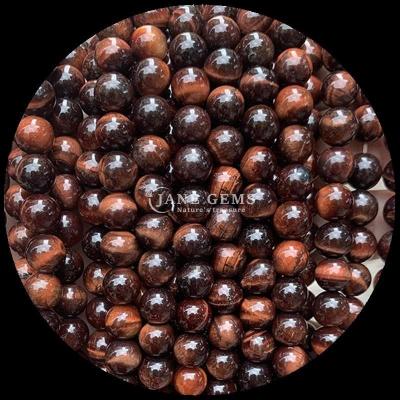 Chine Décoration de bijoux de bricolage Perles essentielles Perles ronds de 8 mm Des tigres à l'œil lâche à vendre