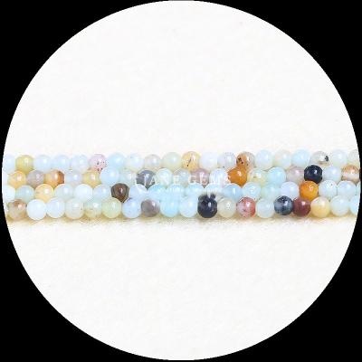 China Kleurrijke edelstenen kralen rond gesneden kleine toermaline kristal losse kralen strengen Te koop