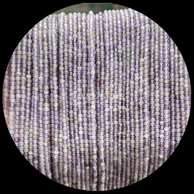 China Multi-color Amethyst Bead Strands Round Polished Gems for Versatile Crystal Stone Jewelry Making for sale