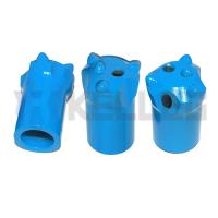 China Top Hammer Rock Drill Bits 7/11/12 Degree Tapered Button Bits for Mining - 32-41mm Diameter Range for sale