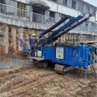China Full Hydraulic Crawler Anchor Drilling Rig with 3300mm Lifting Height and 2900-3700 bpm Impact for Building Foundations for sale