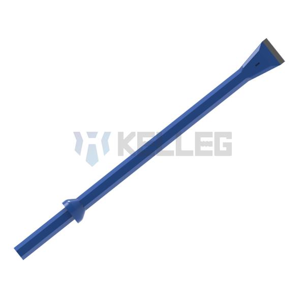 Quality Light Weight Rock Drilling Tools Integral Drill Rod Shank H22 108mm Chisel bit for sale