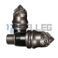 China Tungsten Carbide Conical Pick Tools 16-25mm Head Diameter for Foundation Drilling and Mining Applications for sale