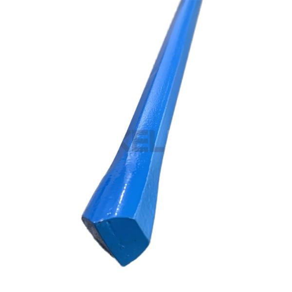 Quality H22-108 mm Shank High Manganese Steel Integral Drill Rod for Air Leg Coal Mining for sale