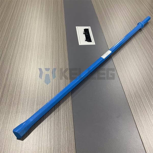 Quality H22-108 mm Shank High Manganese Steel Integral Drill Rod for Air Leg Coal Mining for sale