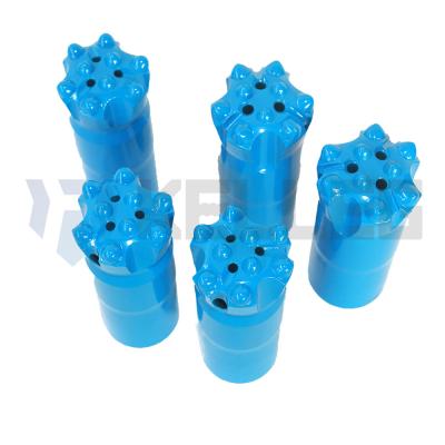 China R32 43/45/51mm Threaded Button Bit for Quarrying Mining Top Hammer Rock Thread Drill Button Bits for sale
