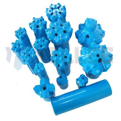 China R32 43/45/51mm Threaded Button Bit for Quarrying Mining Top Hammer Rock Thread Drill Button Bits for sale