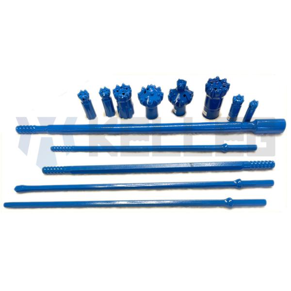 Quality Tunneling R32 89mm Top Hammer Threaded Drill Button Bit Rock Drilling Tools for for sale