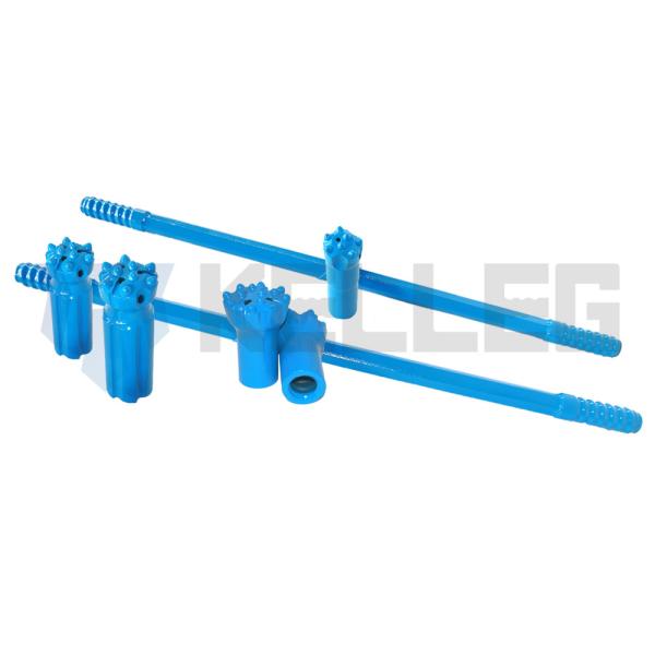 Quality Tunneling R32 89mm Top Hammer Threaded Drill Button Bit Rock Drilling Tools for for sale