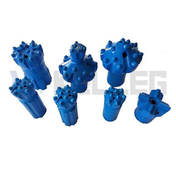 Quality Threaded Drill Bit Tungsten Ballistic Carbide Top Hammer Rock Threaded Drill for sale
