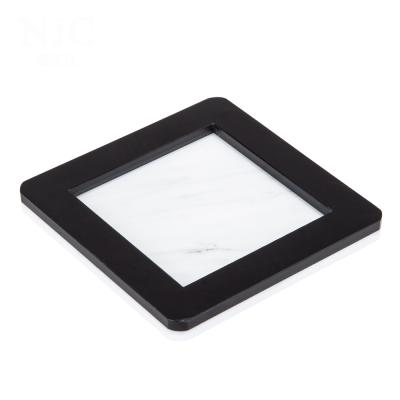 China Chinese custom logo acrylic coaster hotel suppliers,Custom made beer cup mat,Double Acrylic Cup Mats for sale