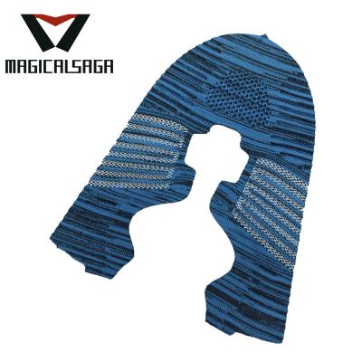 China Bright color new design running shoes knitted upper material for sale