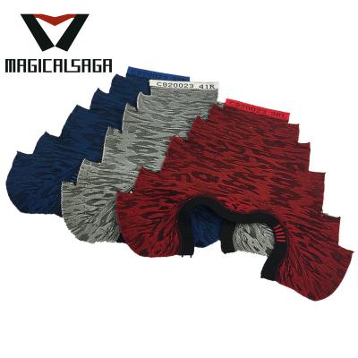 China Elastic racer 3D flyknit fabric running shoes upper material for men for sale