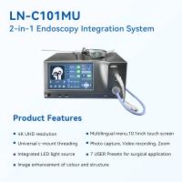 China 4K 60FPS 2 in 1 Medical Endoscopy Camera System with 800-2600lm LED Light Source for sale