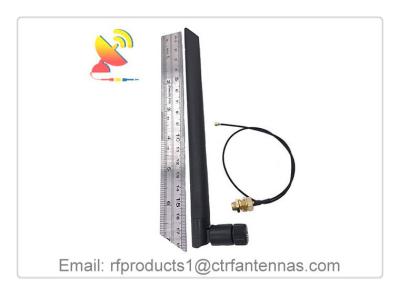 China C&T RF Antennas omni directional Wifi external rubber duck antenna SMA + 20cm RG113 pigtail cable IPEX to SMA Female for sale