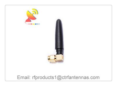 China C&T RF Antennas 10x50mm Short Length Rubber Duck Antenna Portable 433 MHz Frequency With SMA Male Right Angle Connector for sale
