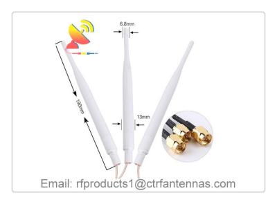 China C&T Omnidirectional Dipole Antenna Lora 915 MHz Swivel Antenna with RG Cable U.FL Connector Pigtail Rubber Duck Antenna for sale