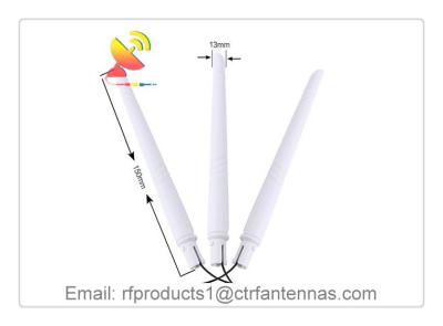 China C&T RF Antennas Omnidirectional Portable RF Antenna 2.4GHz/5GHz Dual Band Rubber Duck Antenna For WiFi Networking for sale