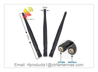 China C&T RF Antennas Omnidirectional RF Antenna 868Mhz/915Mhz Dual-Band Rubber Duck Antenna For Lora Data Transfer for sale