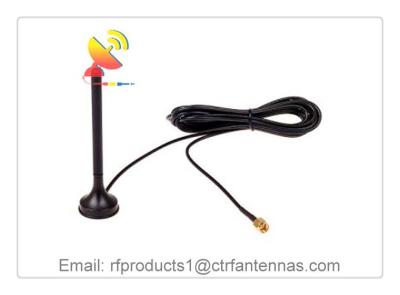 China C&T RF Antennas Car Active/Passive Magnetic Mount GPS Sucker Antenna 1575 MHz with 3M RG174 Cable SMA Male for sale