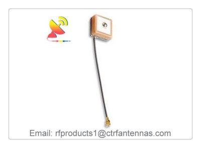 China C&T RF Antennas Low Profile Embedded Application 18x18x6.4mm Active GPS Antenna 1575.42 MHz Ceramic Antenna for sale