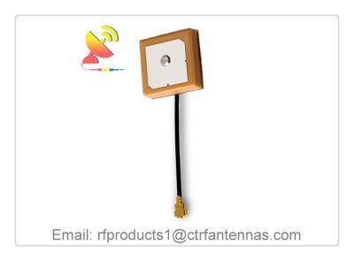 China C&T RF Antennas Ceramic GPS Antenna 25x25mm High-Performance Active Embedded Ceramic GPS Antenna for Vehicle Navigation for sale