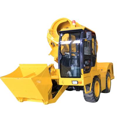 China Concrete Pump With Mixer FM2.5 Mini Truck Concrete Mixer Cement Concrete Mixer Machine for sale