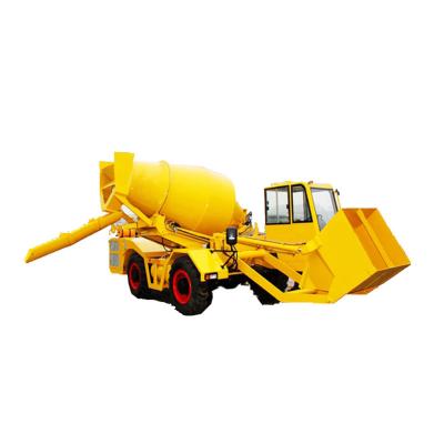 China Industrial Portable Concrete Mixer Machine FM5.5 Mobile Concrete Mixing Plant Trailer Mounted Concrete Pump for sale
