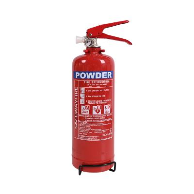 China 2kg Capacity BSI Kitemark EN3 Certified DC01 Dry Powder Fire Extinguisher with Bracket for sale